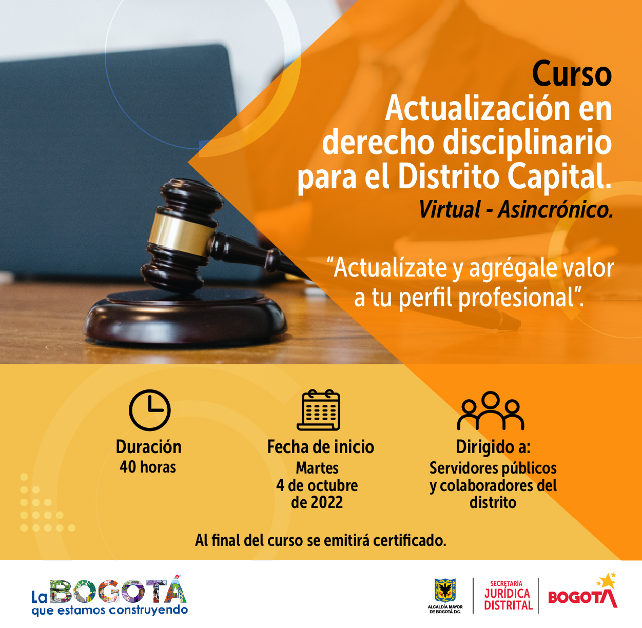 Curso Actualización En Derecho Disciplinario Para El Distrito Capital
